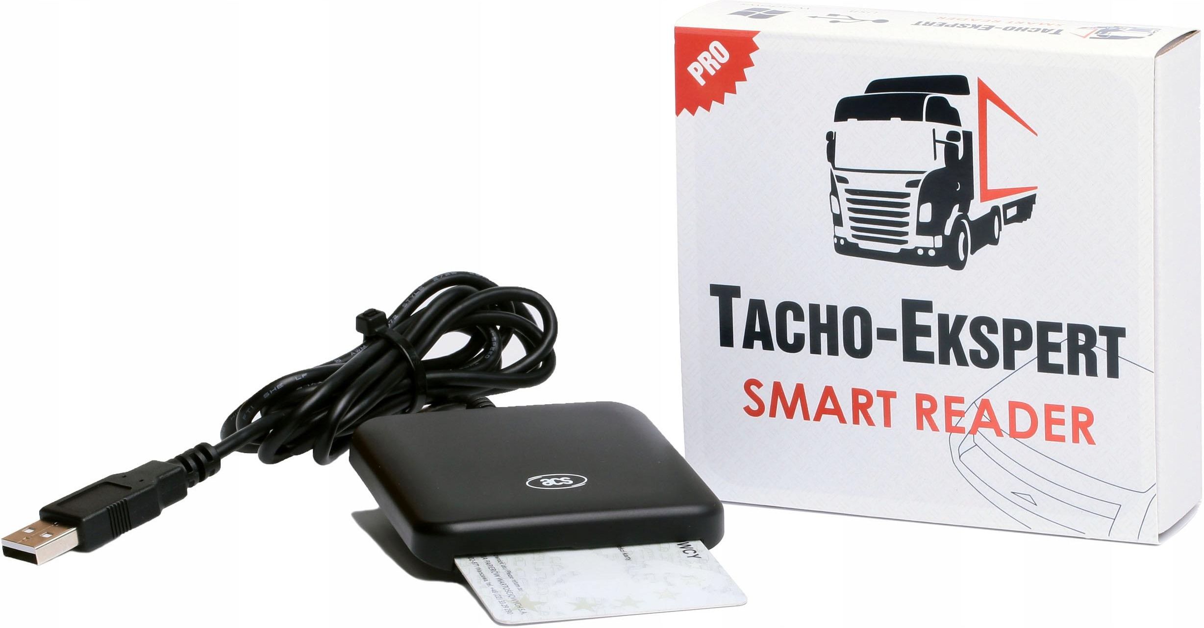 Tacho Ekspert Czytnik Kart Kierowców Plus Program Pro SmartreaderProVa ...