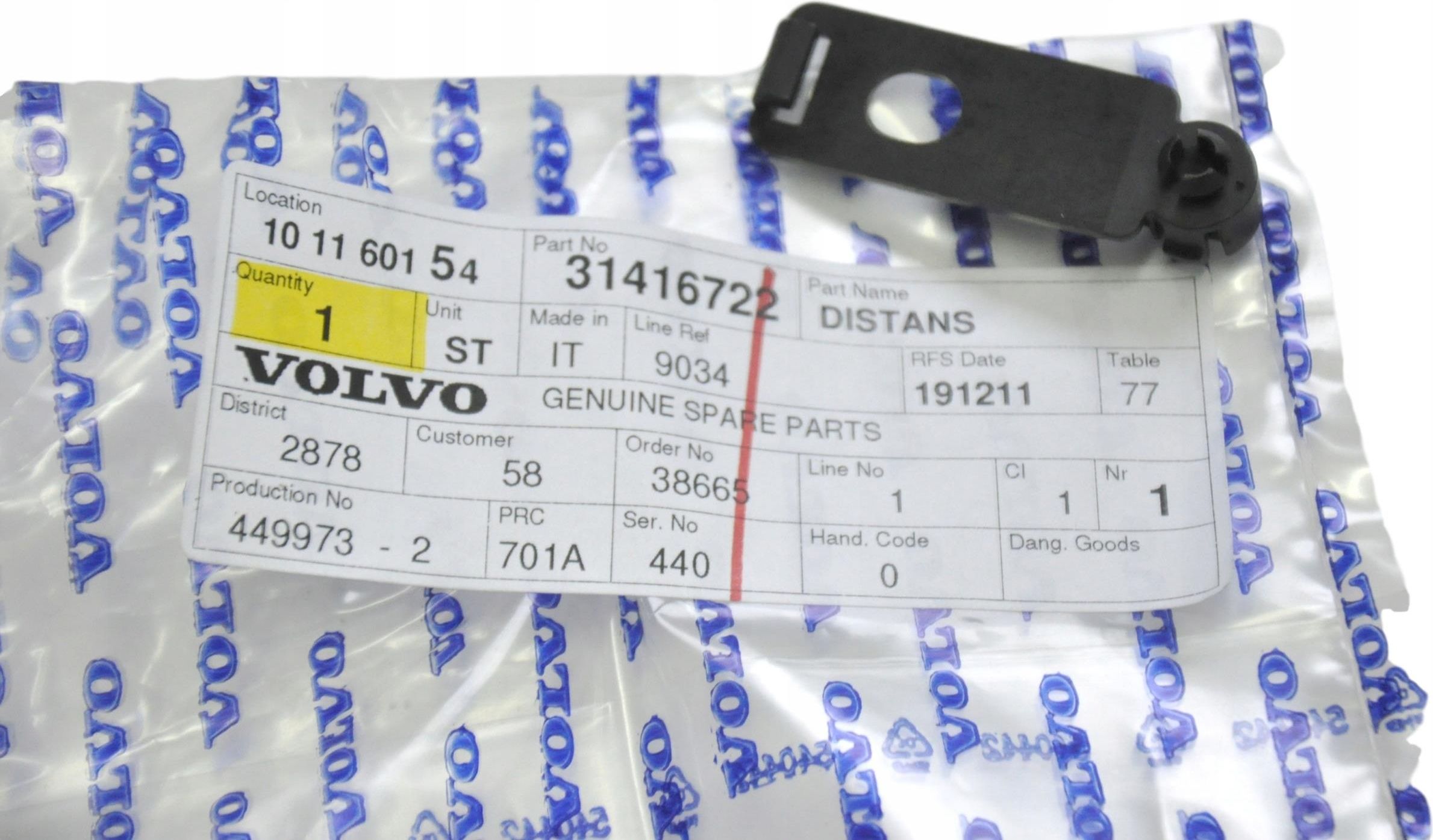 Wyposażenie elektryczne Volvo Oe Xc60 Xc90 Mocowanie Klips Uchwyt ...