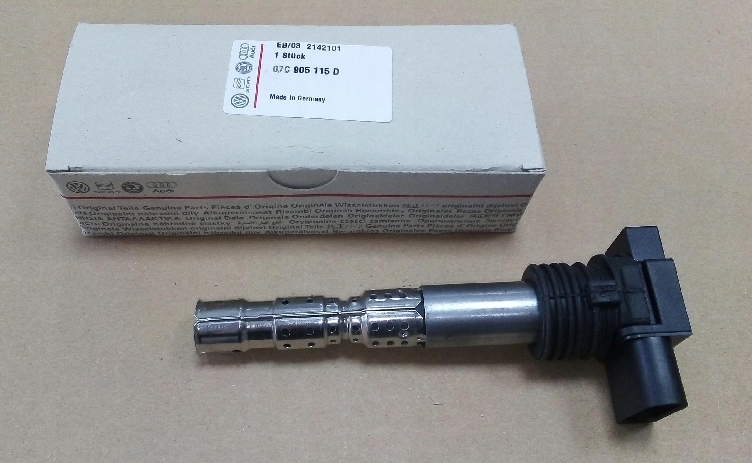 Volkswagen Oe Oryginał Vag Cewka Zapło 07C905115D Vw Audi 07C 905 115 D ...