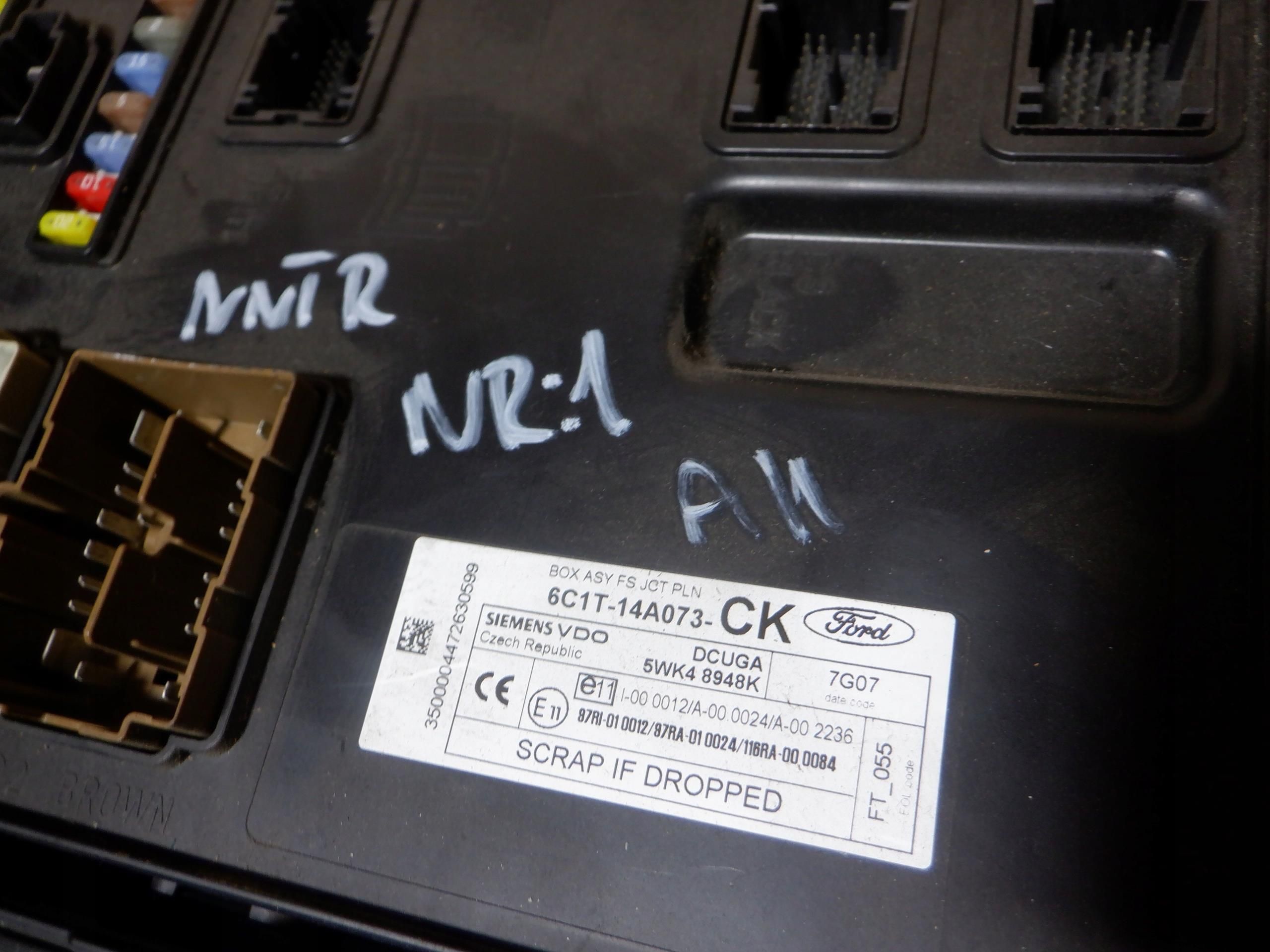 Wyposażenie elektryczne Ford Oe Moduł Bcm Bsi Transit Mk7 2 2 Tdci 6C1T ...