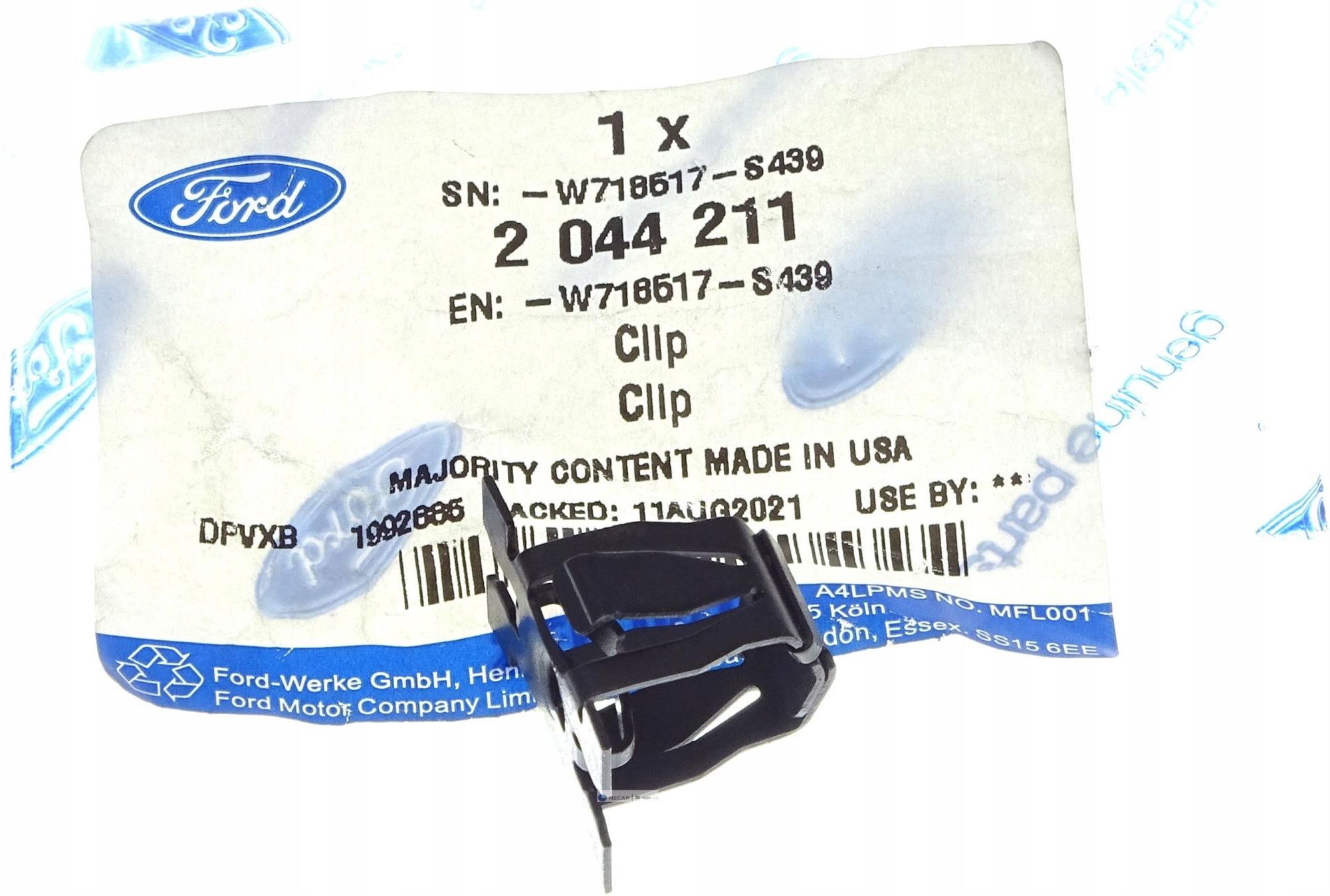 Ford Oe Blaszka Zacisk Tapicerki Klapy Ford Focus Mk4 18 2044211 ...