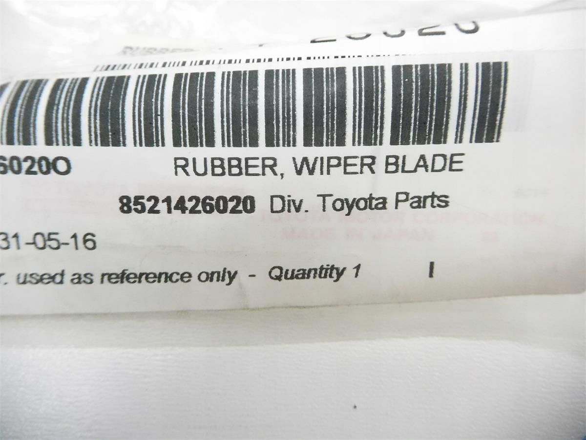 Toyota Oryginalne Oe Guma Wycieraczki Lexus Rx300 99 03 85214 26020 ...