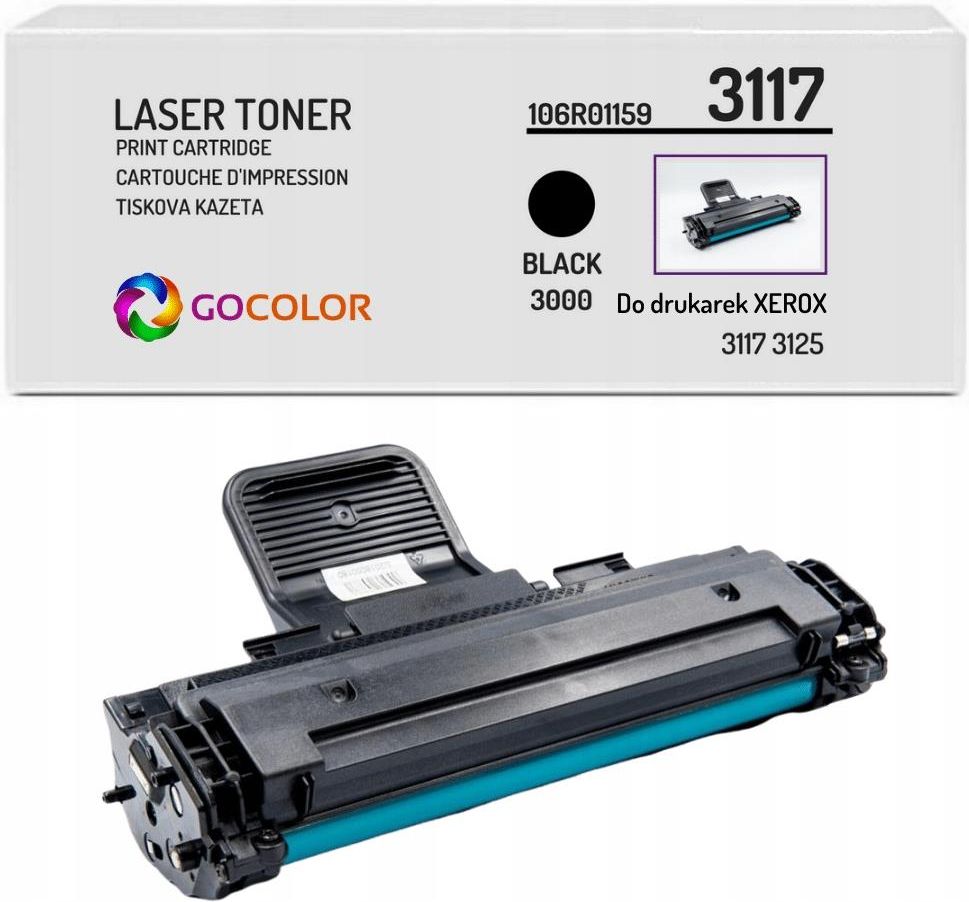 GOCOLOR TONER 106R01159 DO DRUKARKI XEROX PHASER 3117 V - Opinie i ceny ...