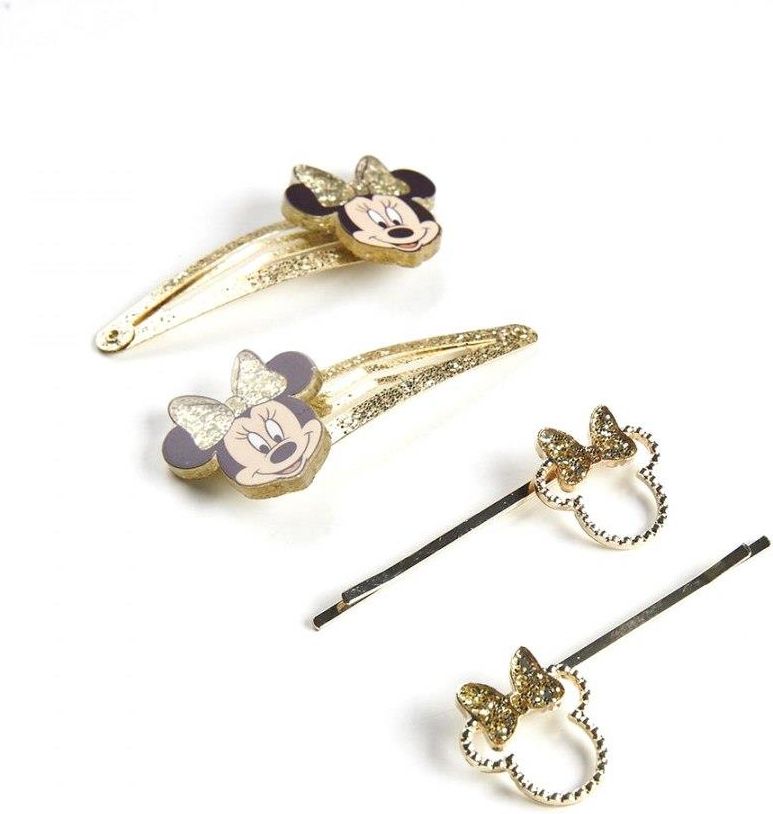 Minnie Mouse Hair Clips Lasso 4 Sztuk Złoty - Opinie i ceny na Ceneo.pl