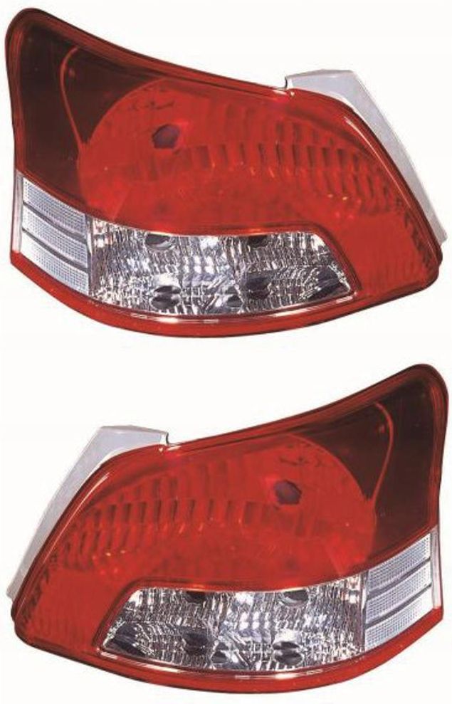 Lampa tylna Depo Lampy Tył Tylne Toyota Yaris Ii 2 05 12 Kpl 81551 ...