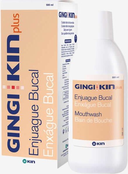 Kin Gingi Plus Płyn Do Płukania Ust 500Ml - Opinie i ceny na Ceneo.pl