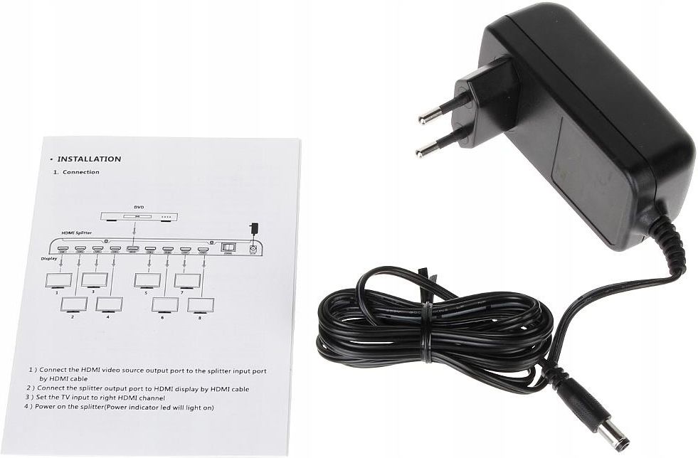 Splitter Signal Hdmi 1X8 (HDMISP18K) - Akcesoria do monitoringu - Ceny ...