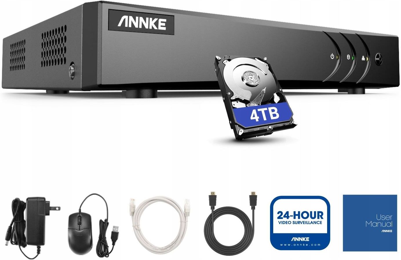 Annke 8 Kanałowy Rejestrator 5 W 1 5Mp 4Tb (AEDW81KD400V4OP) - ceny i ...