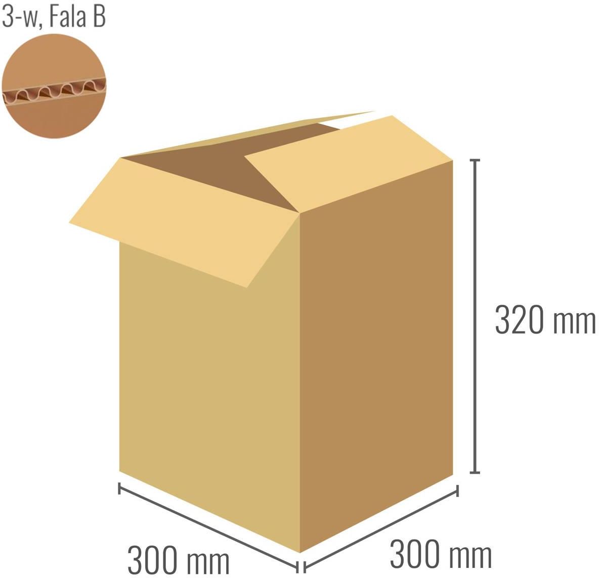 Cartonbox Pudełko Kartonowe 300X300X320 Klapowe Fefco 201 - Ceny i ...