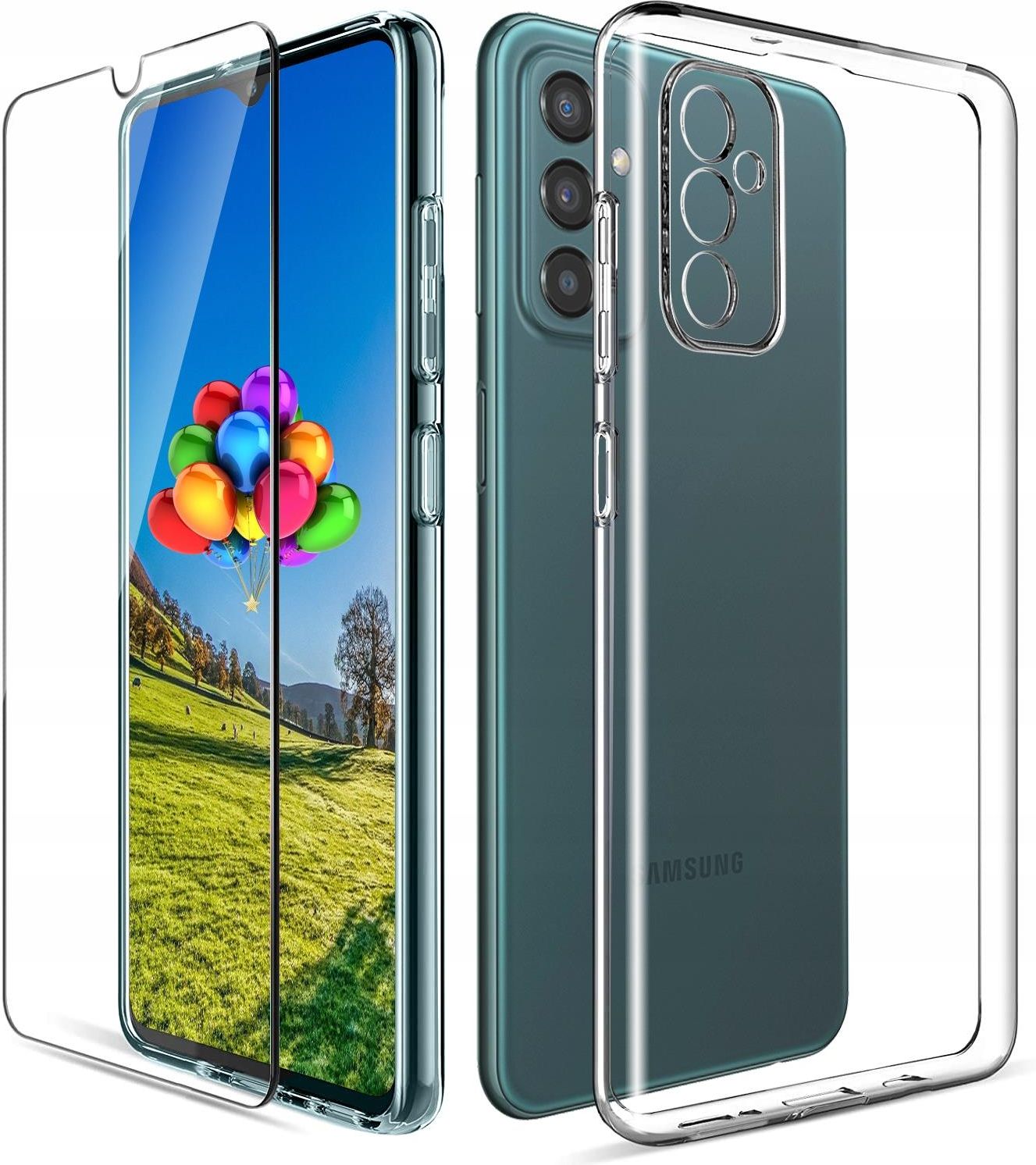 Etui Silicone Case Szkło do Samsung Galaxy M23 5G (1feb6efe-dd5d-4974 ...