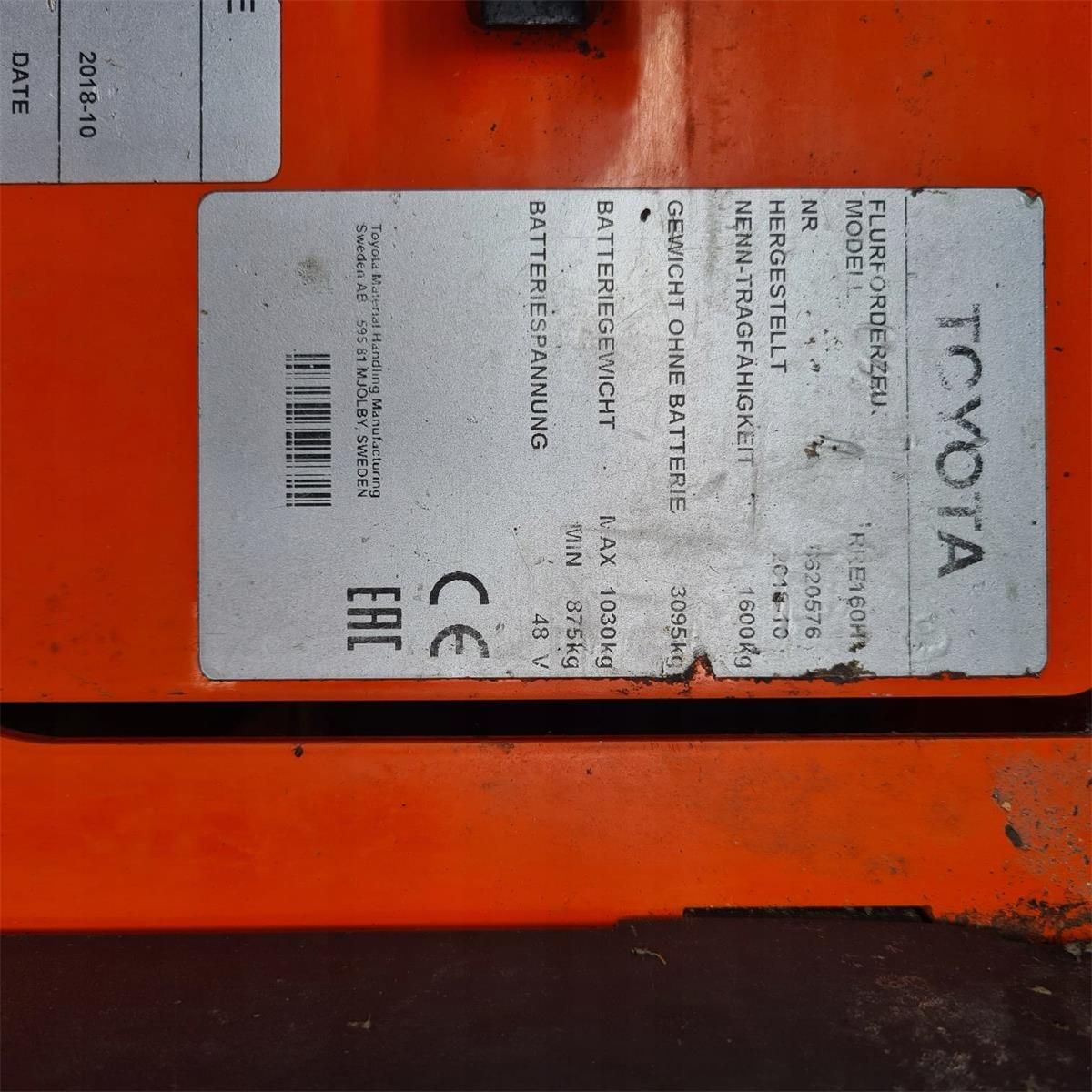 TOYOTA BT RRE160 H podnoszenie 9,5 m rok 2018 - Opinie i ceny na Ceneo.pl