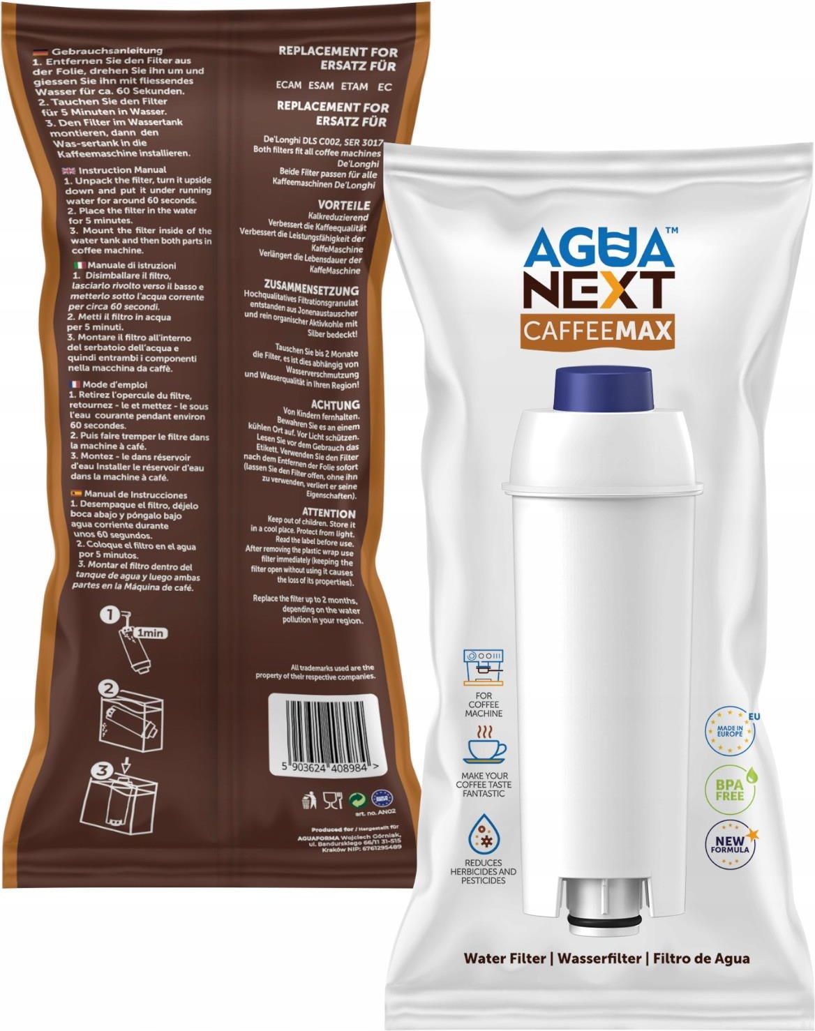 Agua Next Filtr Do DeLonghi Dls C002 Ser3017 AN02 - Opinie i ceny na ...