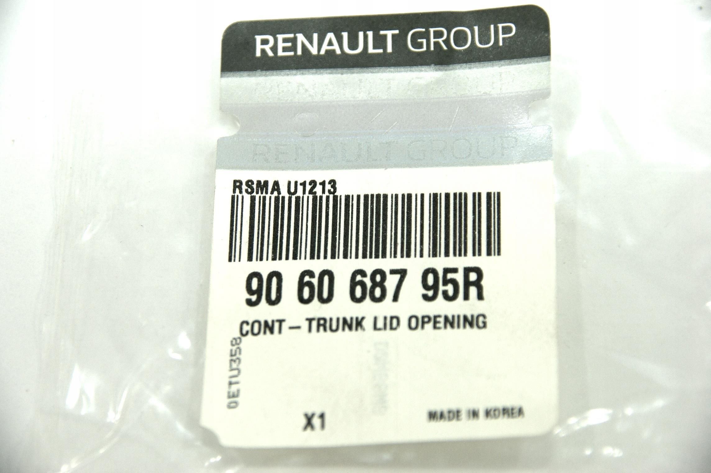 Renault Oe Włącznik Przycisk Tylnej Klapy Koleos I Nowy Org 906068795R ...