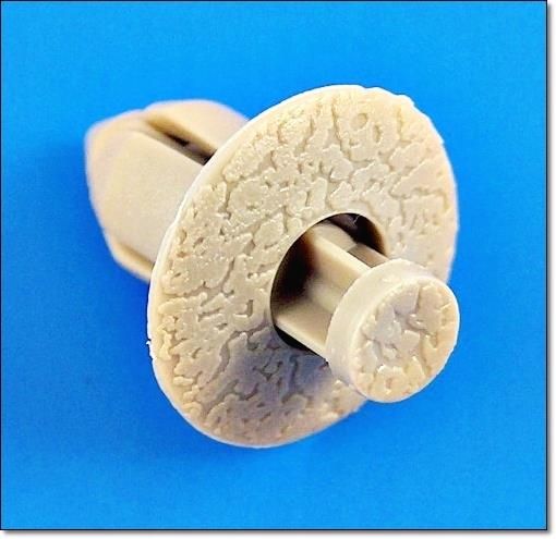 Romix 10Szt Volvo S40 V50 '04 '07 Kołek Tapicer Beżowy C60521 3 ...