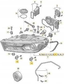 Audi Oe Mocowanie Reflektora Q7 4M0941453 - Opinie i ceny na Ceneo.pl