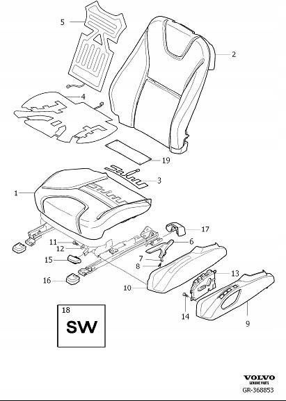 Volvo Oe V40 V40Cc Lewa Oslona Fotela Kierowcy Pamiec 31307544 - Opinie ...