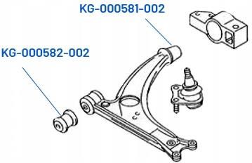 Kalgum Tuleje Pu Wahacza Przedniego Audi Seat Skoda Vw Kg000581002 ...