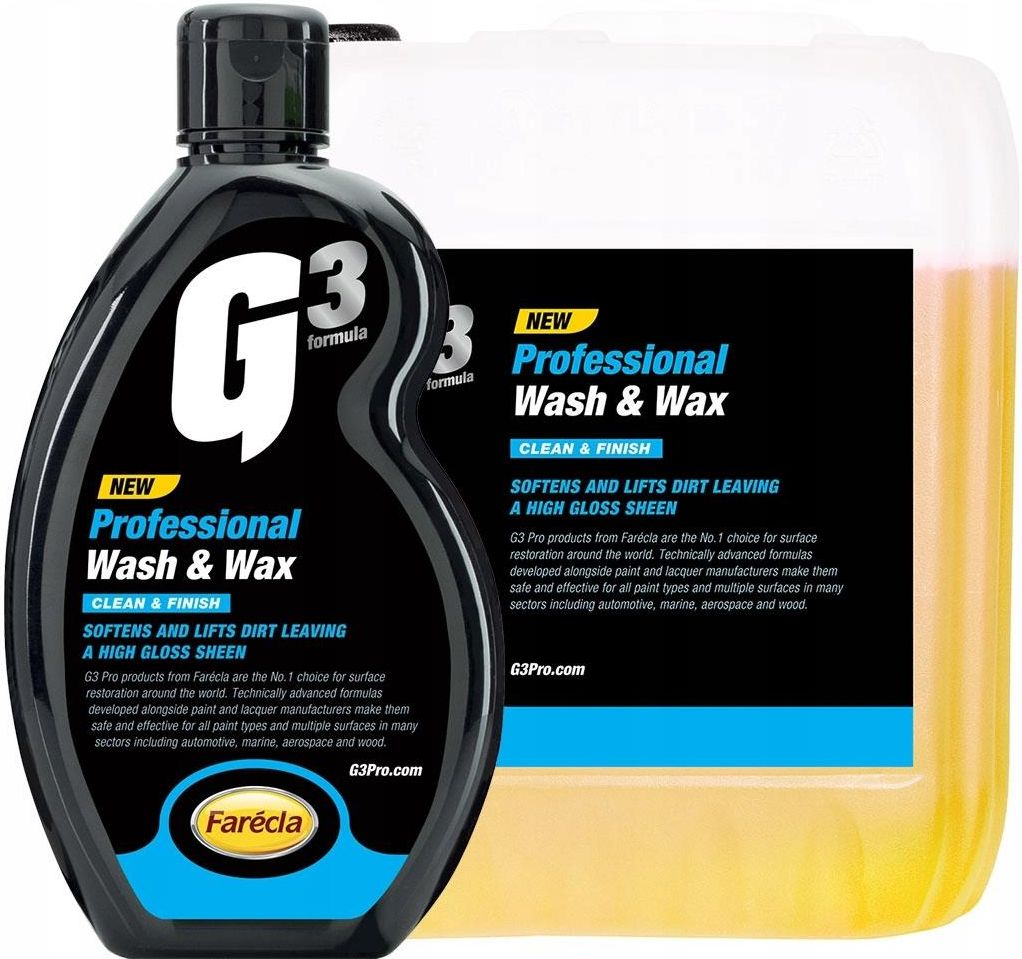 Farecla G3 Wash & Wax Szampon Z Woskiem 500Ml - Opinie i ceny na Ceneo.pl