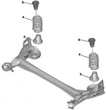 Groupe Psa Odbój Amortyzatora Sprężyny Citroen Ds5 Tył Górny 516690 ...