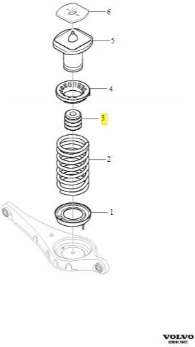 Volvo Oe Resor Tylny Pomocniczy Volvo S60 V60 V70 31387374 - Opinie i ...