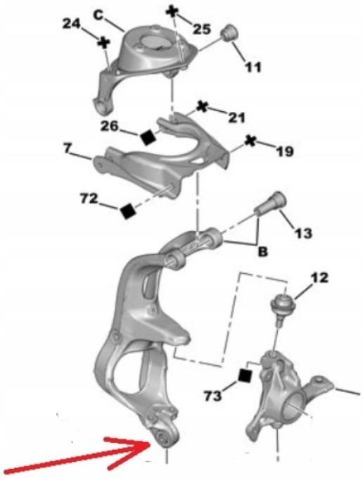 Sasic Tuleja Zwrotnicy Citroen C5 Iii C6 365604 365704 365604 - Opinie ...