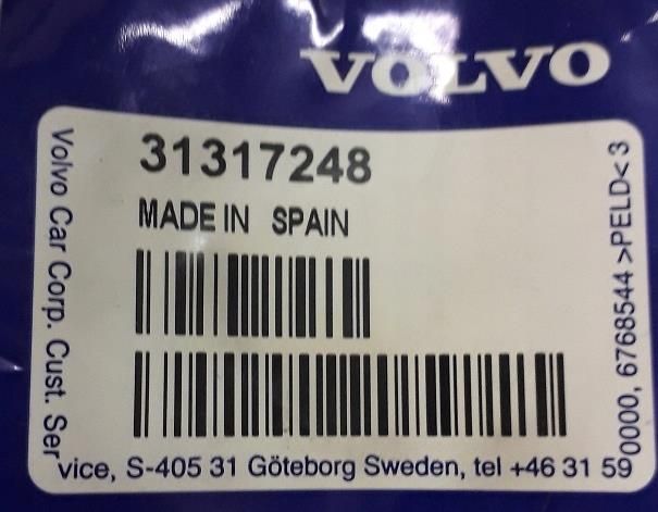 Volvo Oe Guma Stabilizatora Volvo V40 V40Cc 2013 Oryginał 31317248 ...