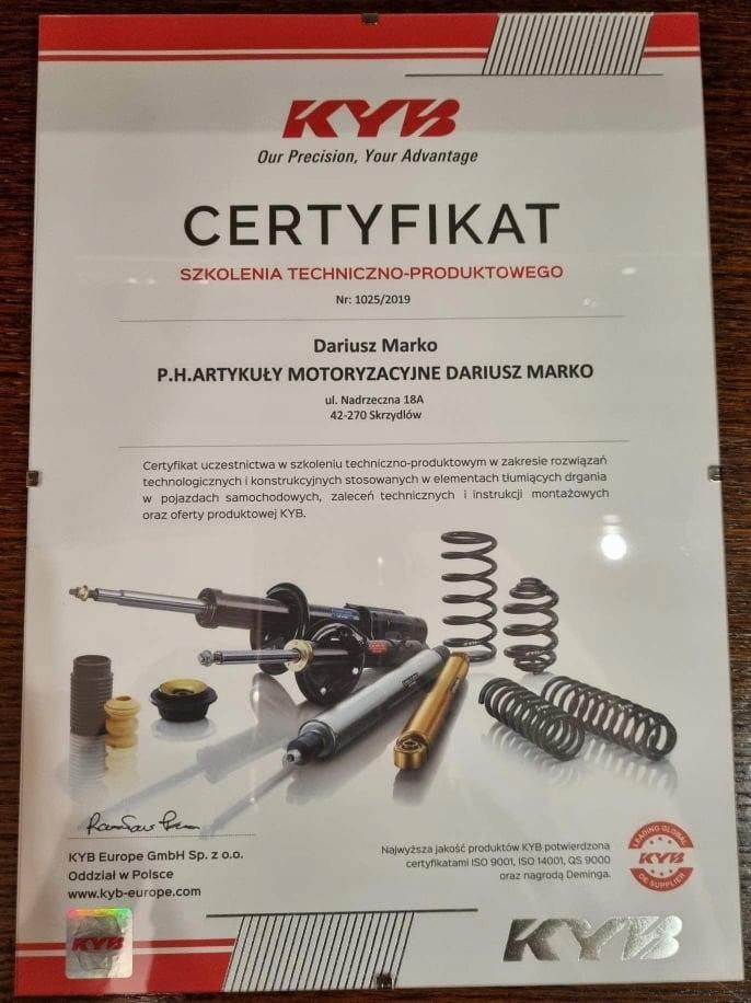 Amortyzator samochodowy Kyb Amortyzatory Honda Civic Viii Kayaba Plus O ...