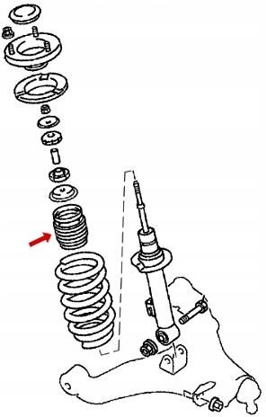 Mitsubishi Oe Osłona Amortyzatora Przód L200 Pajero Oe Mr992325 ...
