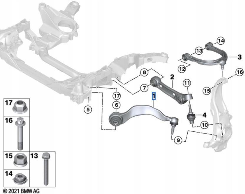 Wahacz Bmw Oe Wahacz Rozprężny Z Poduszką Prawy Bmw 7 G11 31106861158 ...