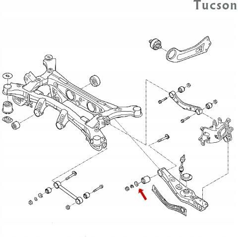Wahacz Hyundai Oe Podkładka Śruby Zbieżności Tucson Ix35 Sportage Oe ...