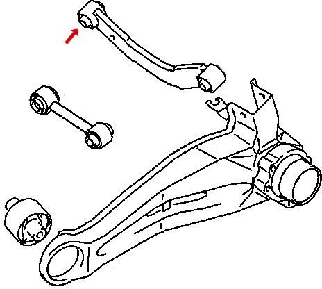 Mitsubishi Oe Tuleja Wahacza Tył Outlander Cu Lancer Oe Mn100086 ...
