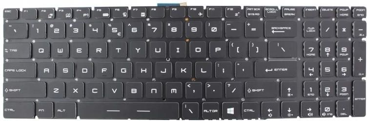 Podzespoły do laptopa INNY KLAWIATURA DO MSI MS-1791 MS-1792 / LED RGB ...