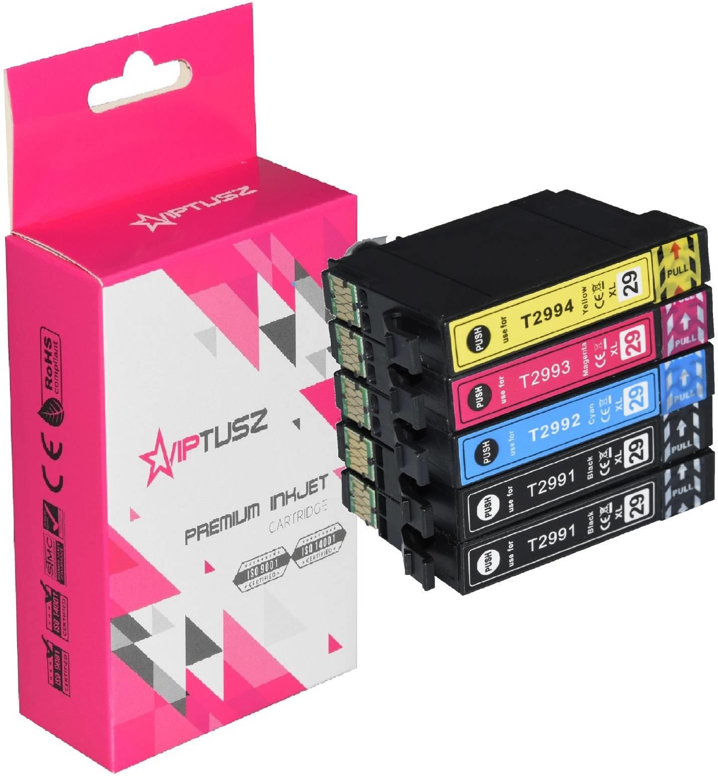 Tusz VIPTUSZ 5X TUSZ DO DRUKARKI EPSON T2991 XP245 XP342 XP435 ...