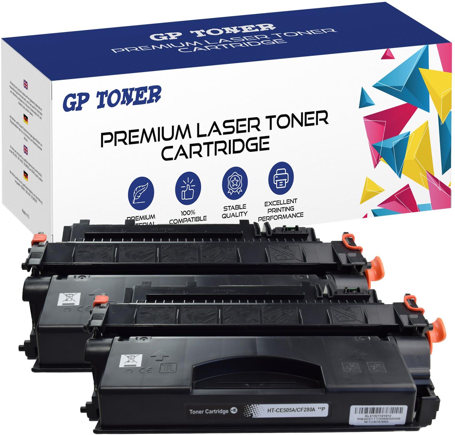 GP TONER 2X TONER DO HP LASERJET P2035 P2050 P2055DN CE505A - Opinie i ...