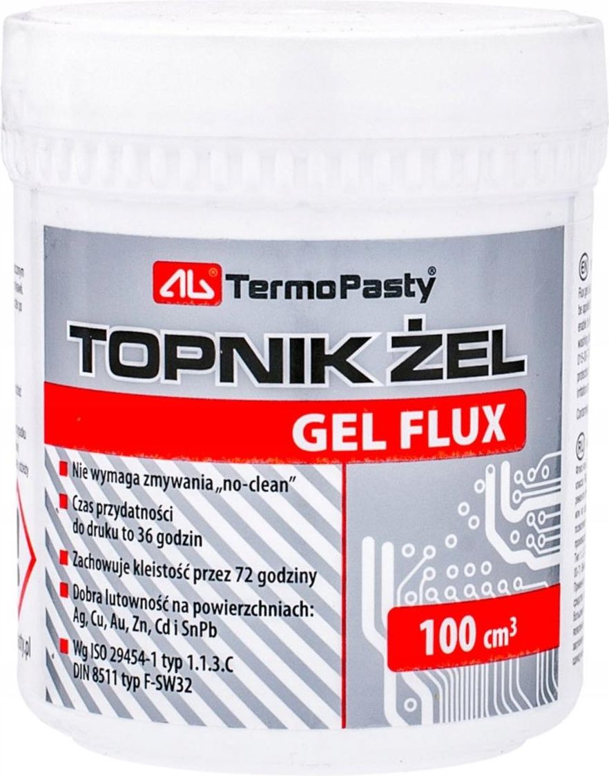 Ag Termopasty Topnik Żel 100Cm3 Kalafoniowy Do Lutowania Smd ARTAGT089 ...
