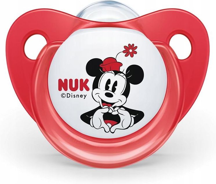 NUK Trendline Disney Myszka Miki silikonowy 0-6M czerwony 1 szt. - Ceny i opinie - Ceneo.pl