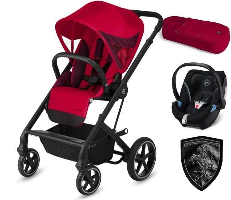 Wózek 3W1 CYBEX BALIOS S COCOON S + ATON 5 FERRARI RACING RED - Ceny i ...