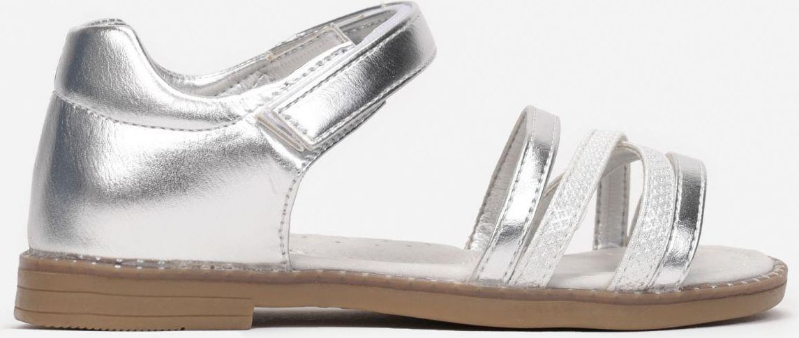 Born2Be Srebrne Sandały 33 Materiał tekstylny - Ceny i opinie - Ceneo.pl