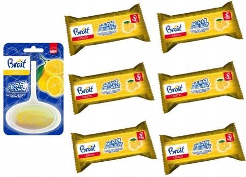 Brait Kostka WC 1-faz. Zawieszka+ 6xZapas Lemon - Opinie i atrakcyjne ...