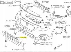 Subaru Oe Kratka Zderzaka Przód Przednia Outback 17 57731Al720 - Opinie ...