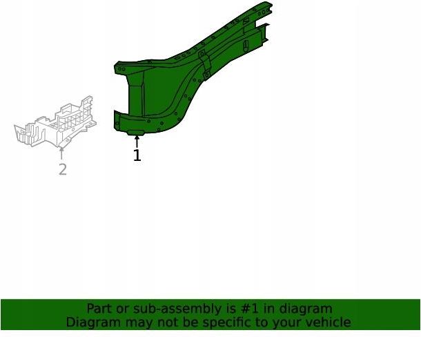 Mopar Klamra Wspornik Błotnika Dodoge Ram 68504696Ac 68504697Ac ...