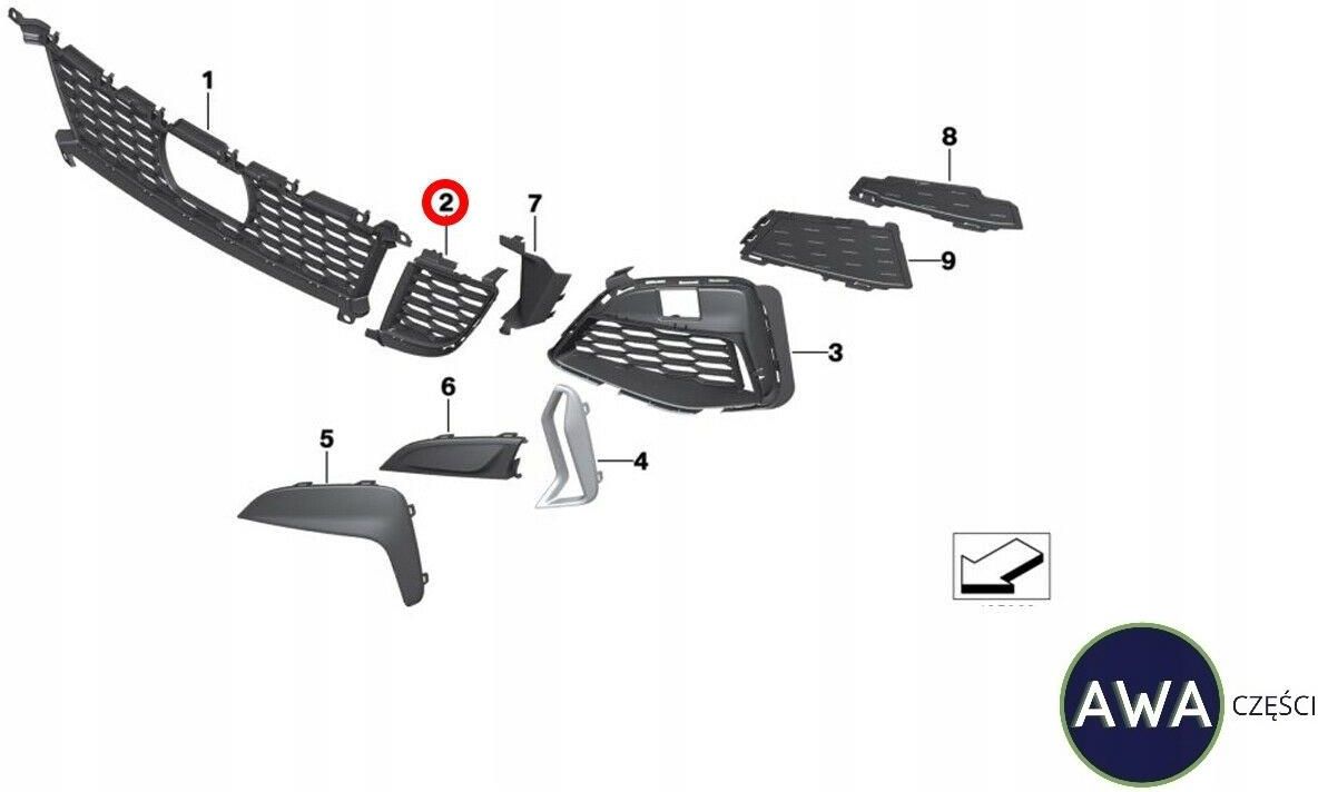 Bmw Oe 3 G20 G21 MPakiet Kratki Zderzaka L Plus P 51118075601 ...