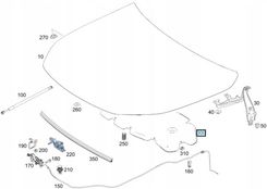 MercedesBenz Oe Wygłuszenie Maski Mercedes B Klasa W247 19 A2476829400 ...