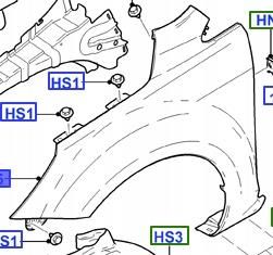 Błotnik samochodowy Ford Oe Błotnik Przedni Prawy 1521596 - Opinie i ...