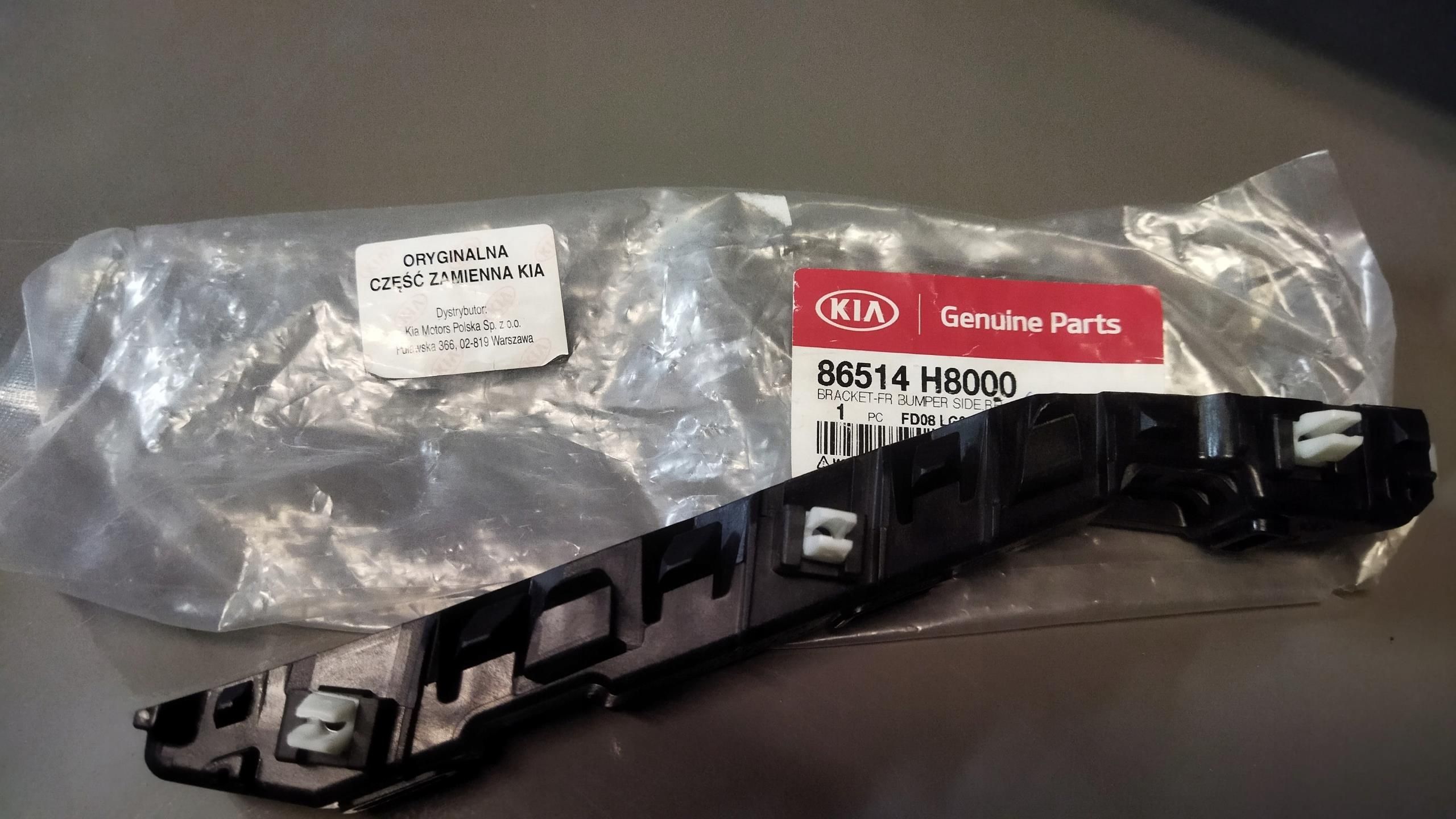 Kia Oe Ślizg Zderzaka Przedni Lewy Prawy Rio 17 86513 H8000 - Opinie i ...