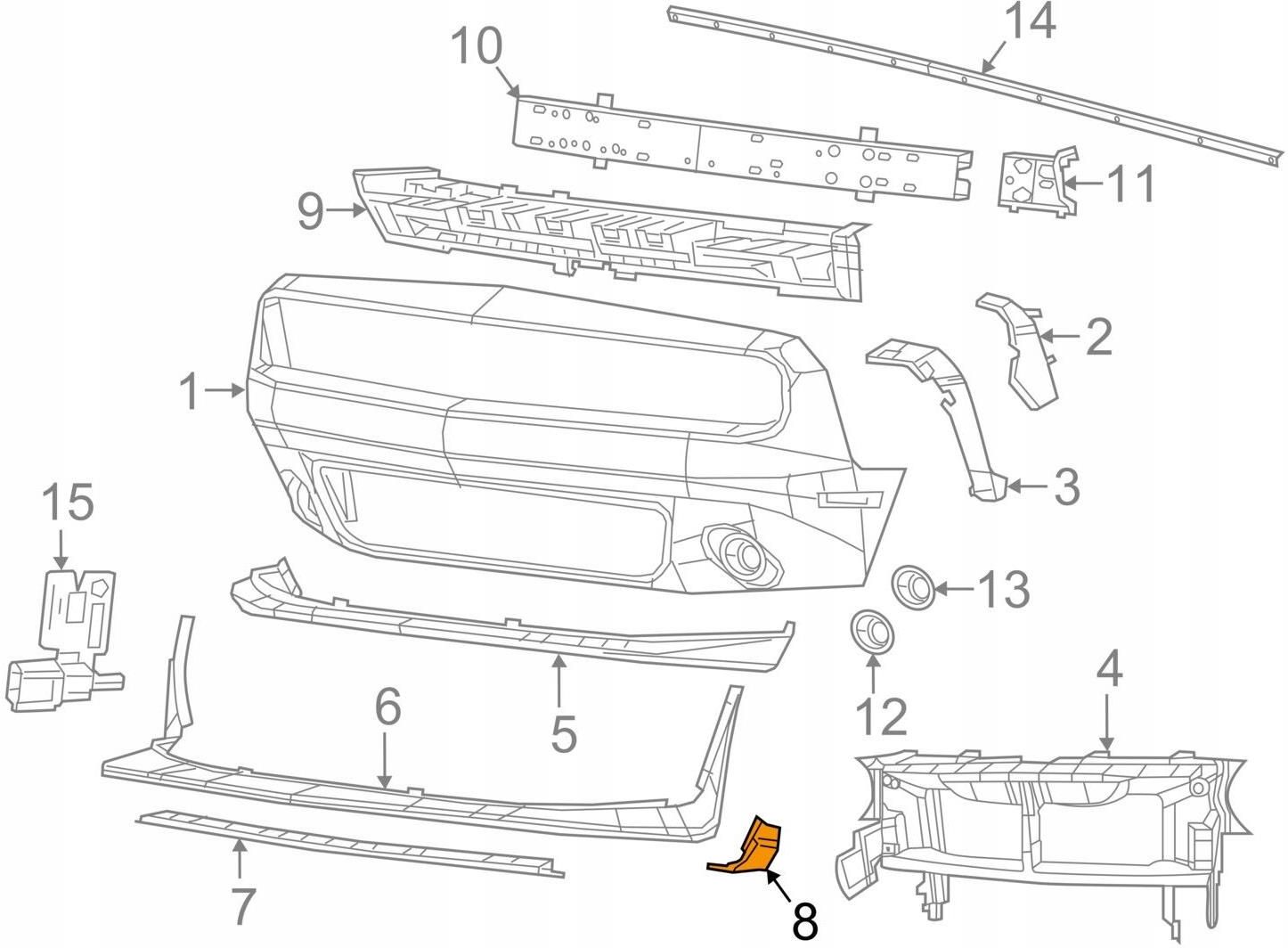 Polcar Mocowanie Zderzaka Dodge Challenger 15 68259515Aa - Opinie i ...