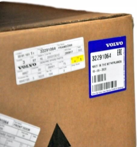 Drzwi samochodowe Volvo Oe S60 V60 Drzwi Przednie Lewe Oryginal 3229 ...