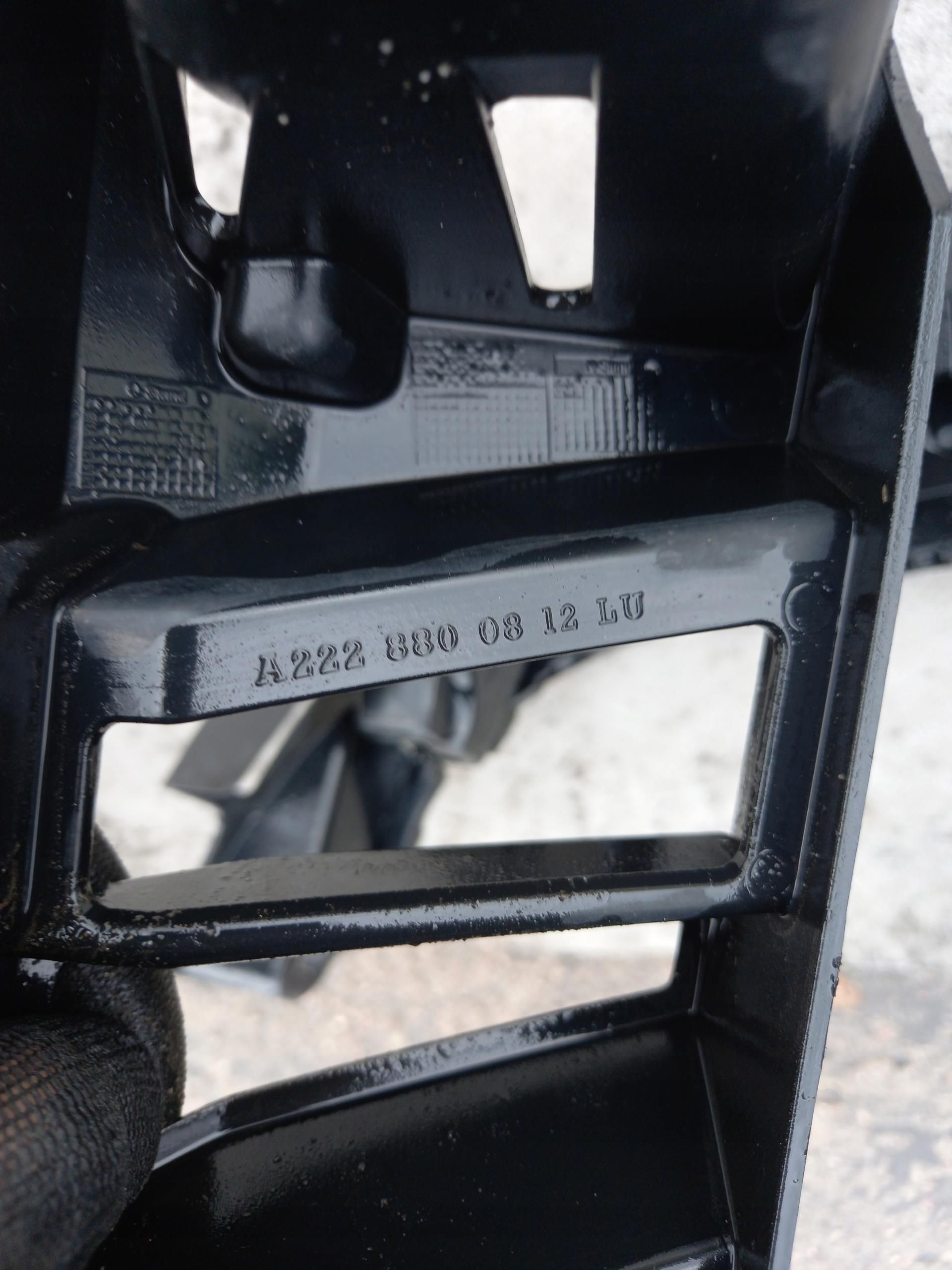 Mercedes Benz Oe S W222 Ślizg Zderzaka Tył A2228800712 Fv A2228800812 ...