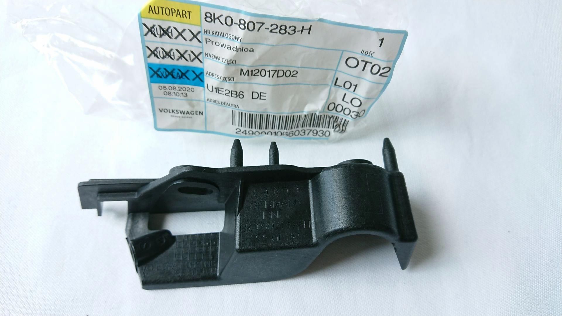 Volkswagen Oe Ślizg Mocowanie Zderzaka Przód L Plus P Audi A4 B8 8K0 ...