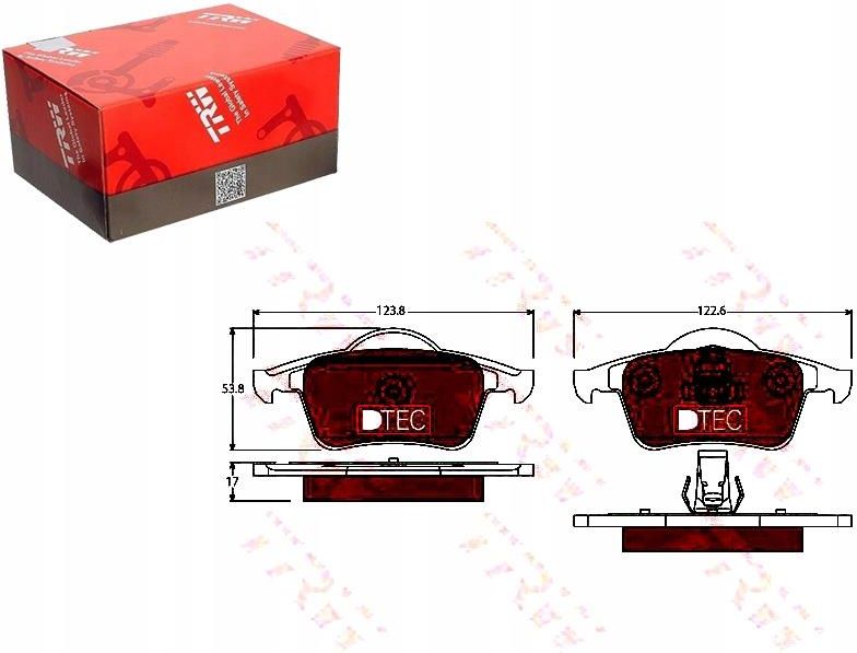 Klocki hamulcowe Trw Klocki Hamulcowe Volvo Tył S60 S80 V70 Xc70 97 - Opinie i ceny na Ceneo.pl